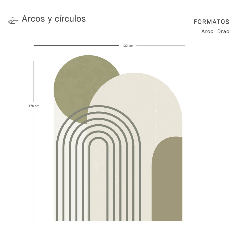 Arco Pintado Autoadhesivo Drac