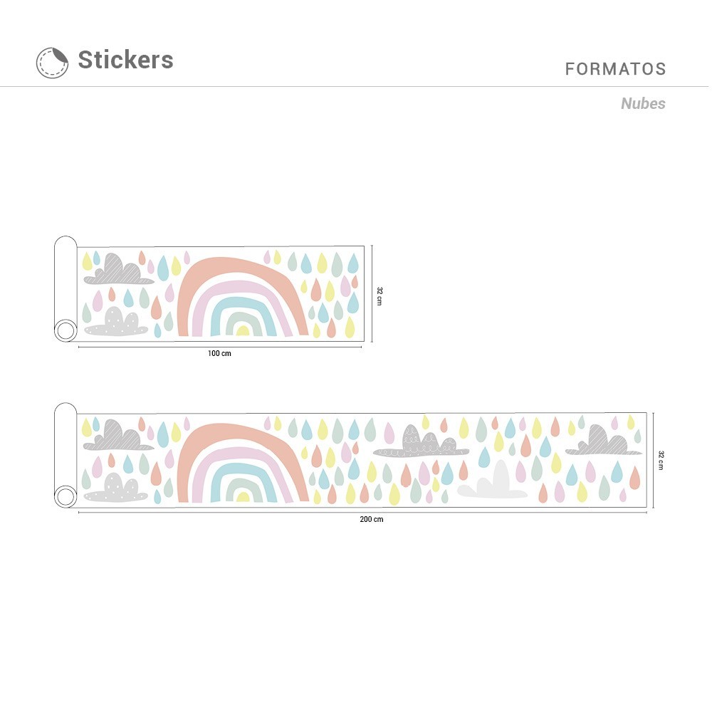 Stickers Nubes