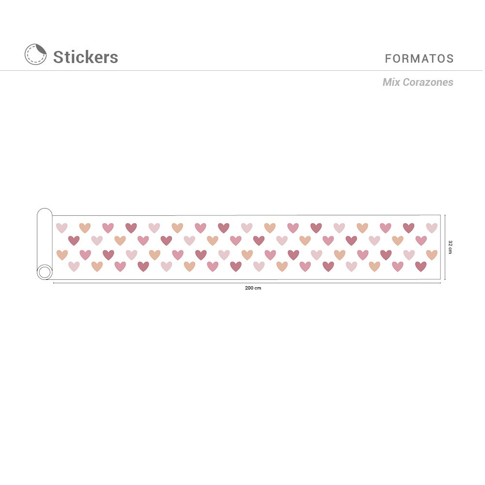 Stickers Mix Corazones