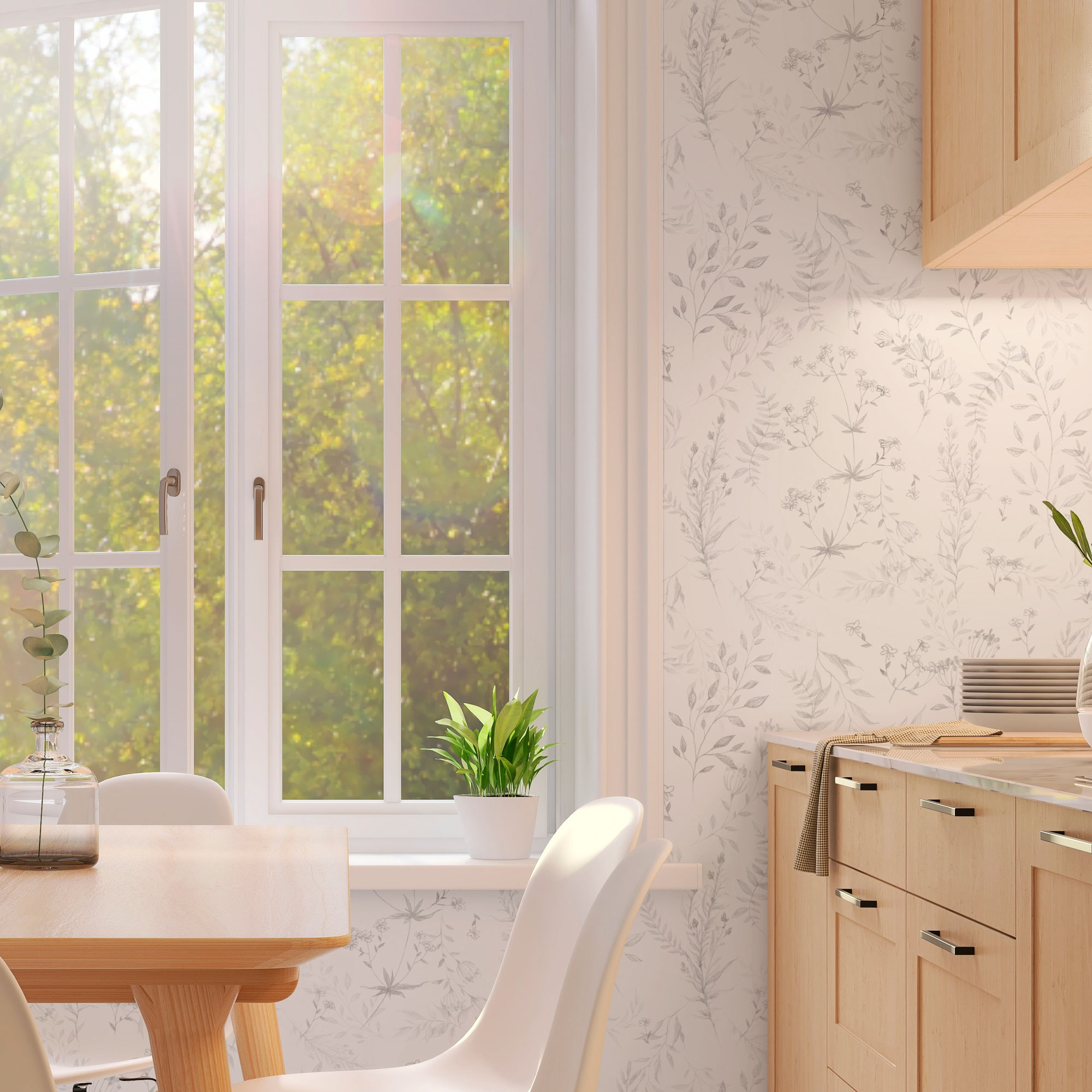 Tres papeles pintados que quedarán perfectos en tu cocina - Blog Motif